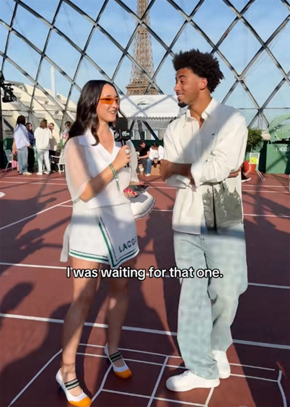 Arthur Fils has flirty interaction with German tennis pro at French Open