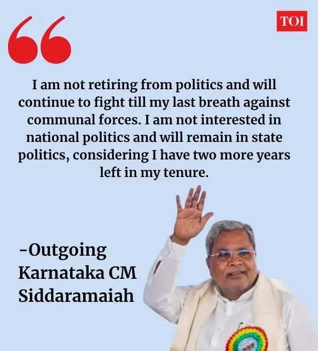 Siddaramaiah refuses Congress high command's Rajya Sabha offer ...