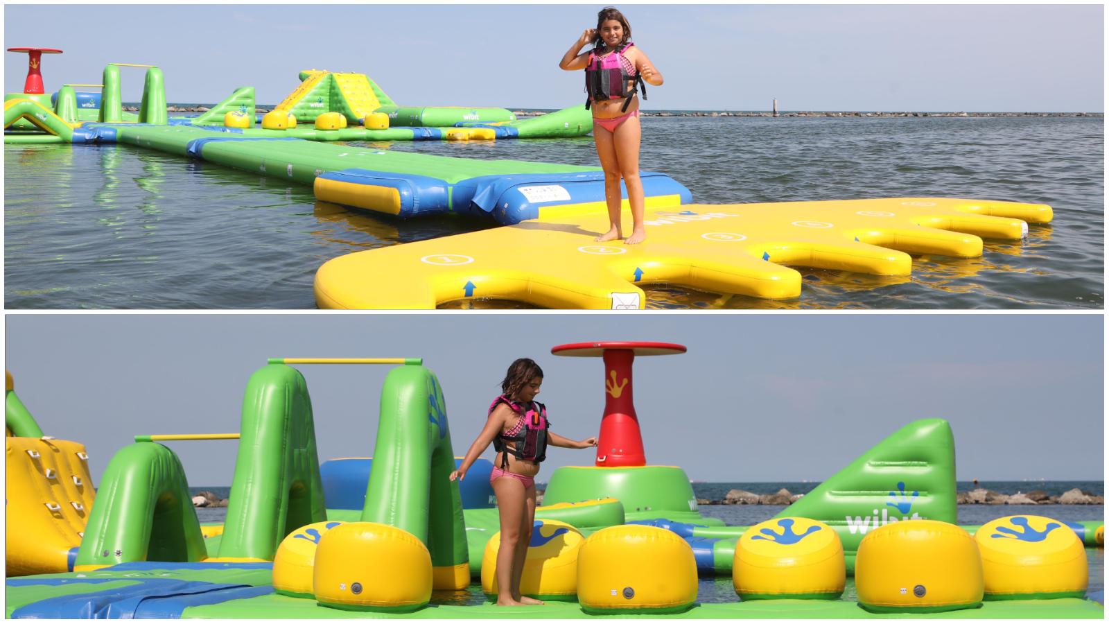 Il parco giochi gonfiabile in mare più grande d’Italia si trova a Punta ...