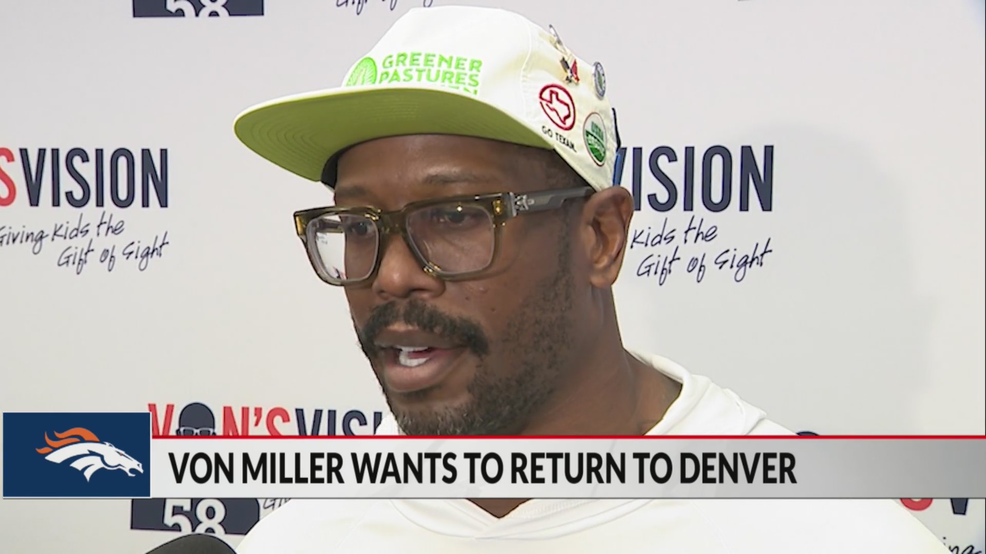 Von Miller says he 'would love' to finish his career as a Denver Bronco