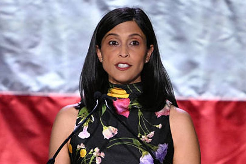Usha Vance shows off baby bump as she steps off Air Force Two