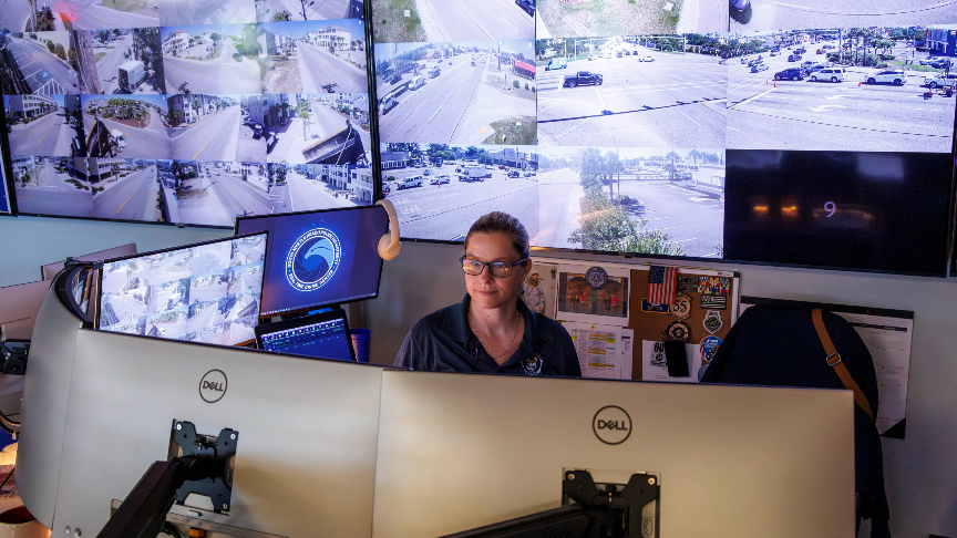 The North Myrtle Beach police are watching. Inside the real-time crime ...