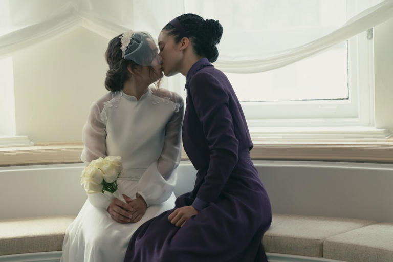 The Testaments: Becka-Agnes kiss in finale, Garth wedding