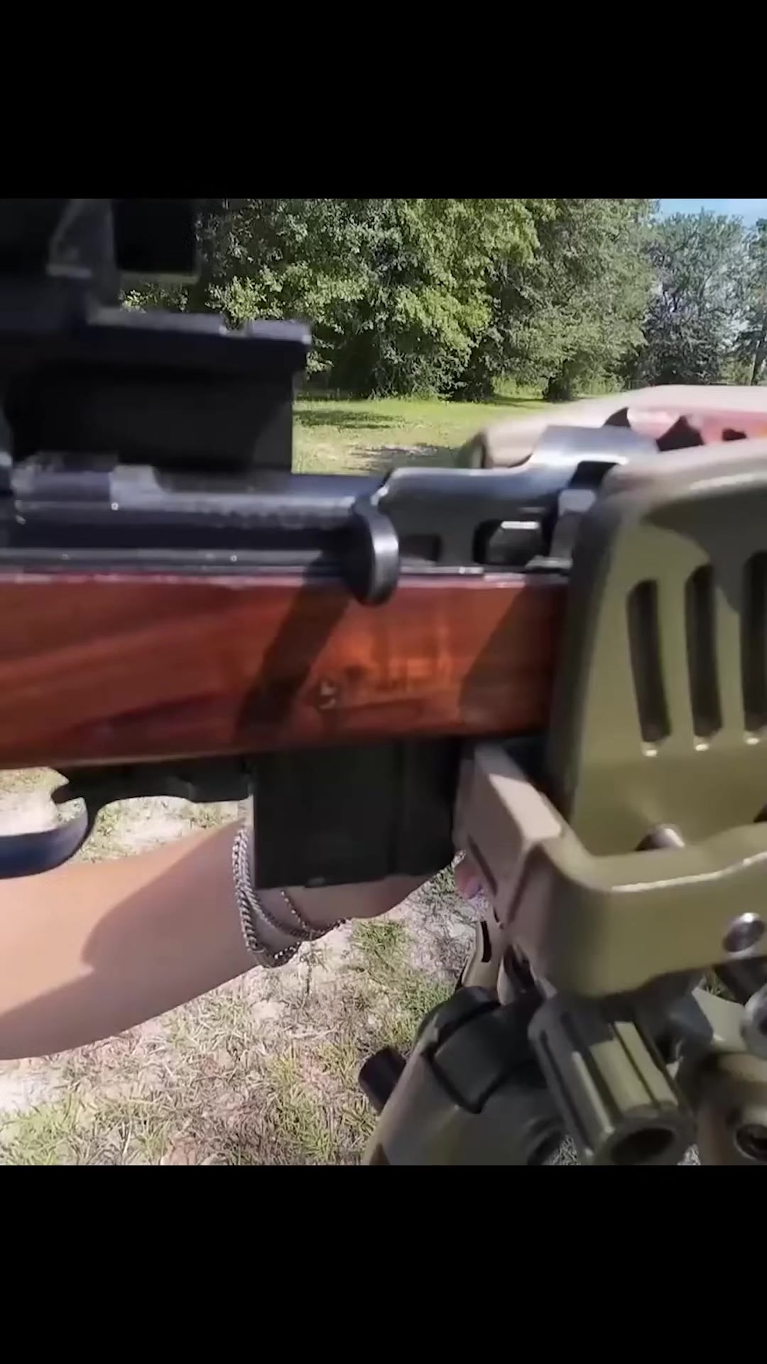 Twins test a 100-year-old rifle