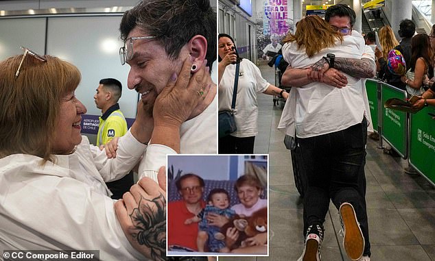 Man stolen as baby reunites with birth mother decades later