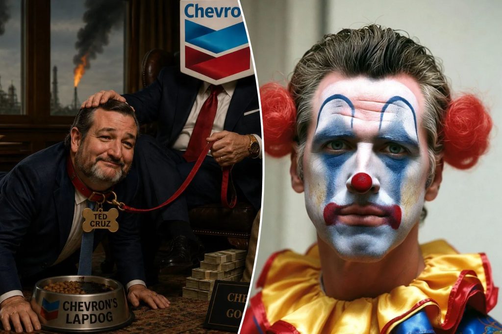 Ted Cruz snaps back at Gavin Newsom’s 'good boy' AI dog photo