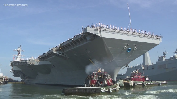 Navy to test supplying nuclear power from Ford-class aircraft carrier ...