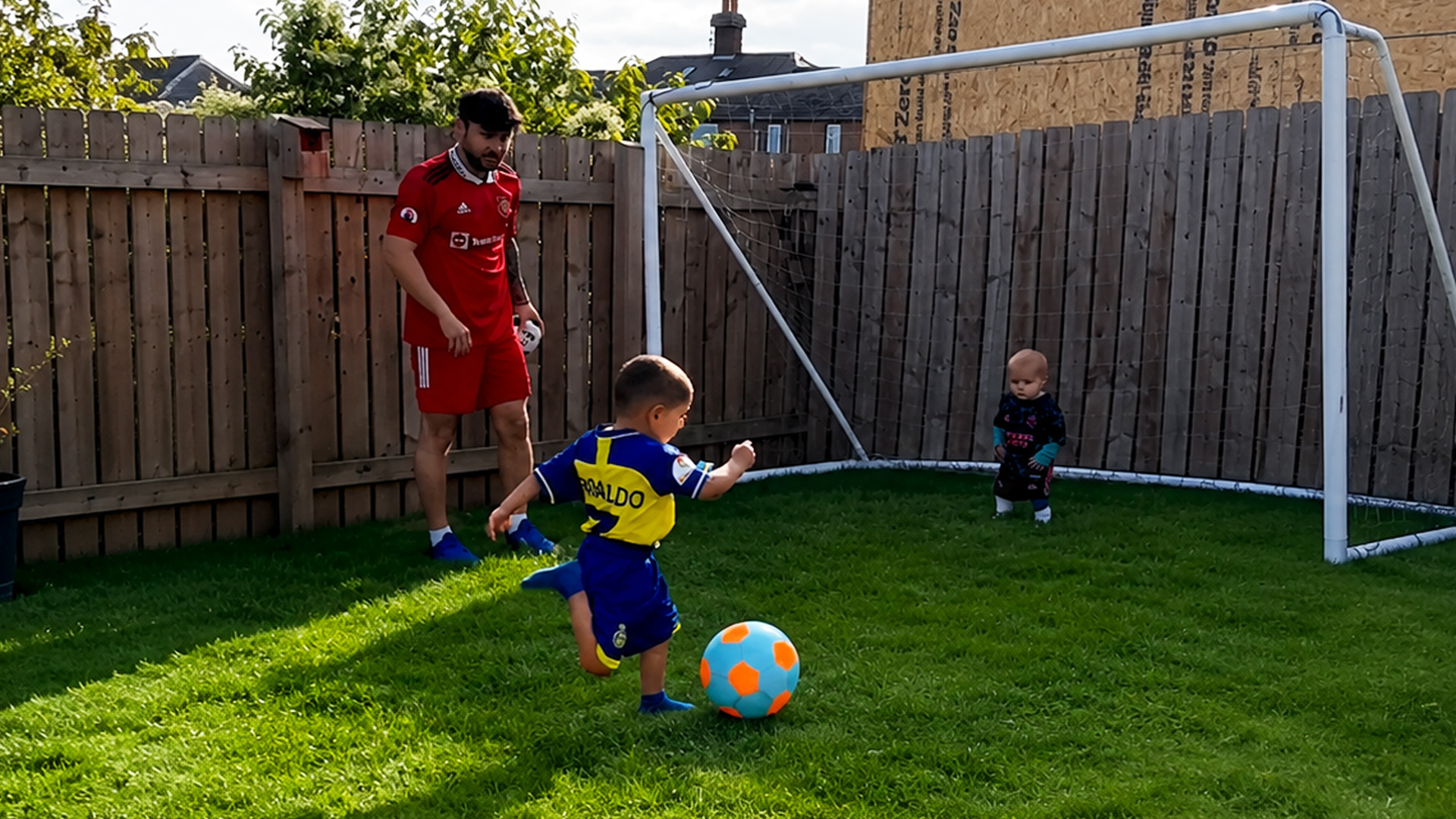 This mini Ronaldo skills look too good for his age