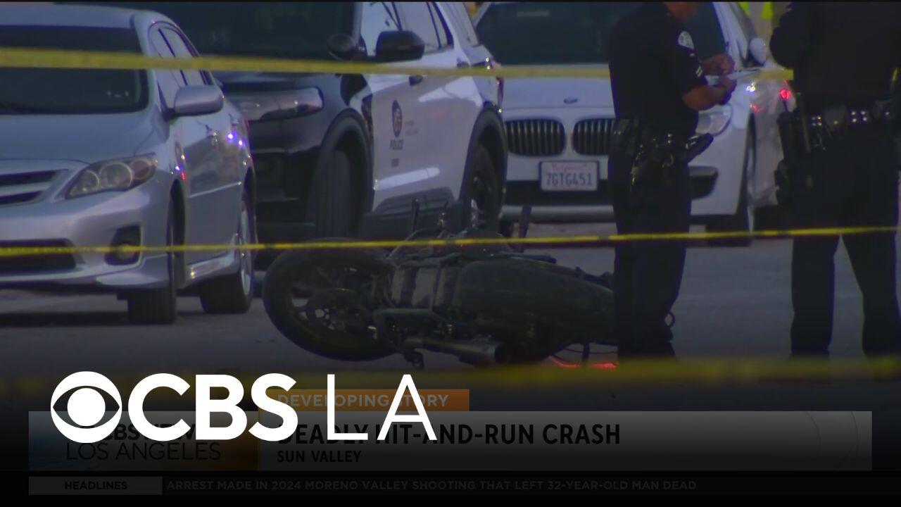 Sun Valley hit-and-run leaves motorcyclist dead