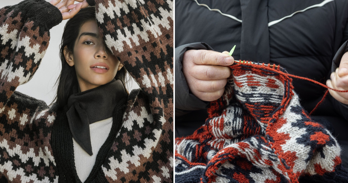 Artesanas de La Araucanía lanzan colección de sweaters tejidos a mano ...