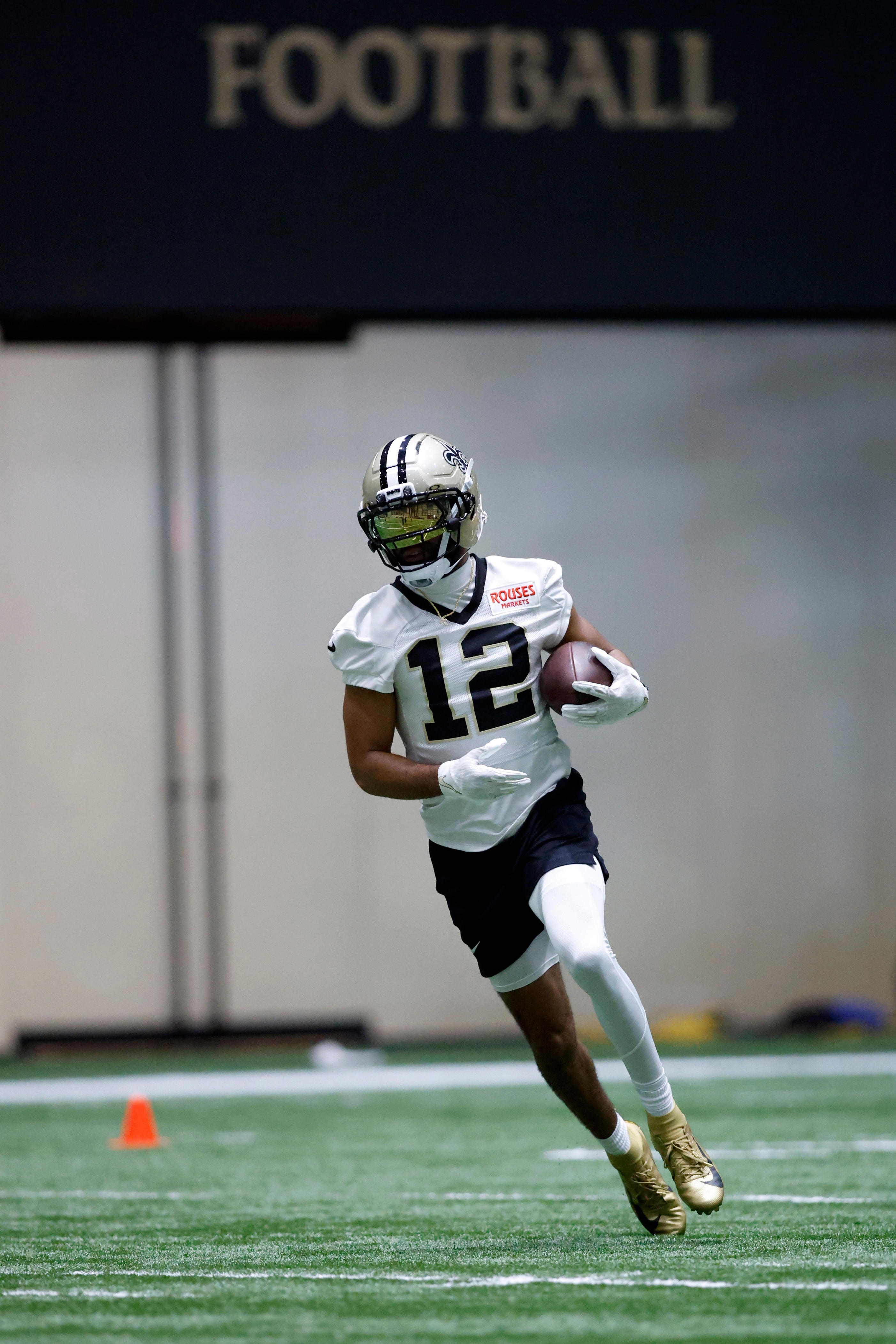 Saints WR Chris Olave remains present at OTAs as he seeks extension