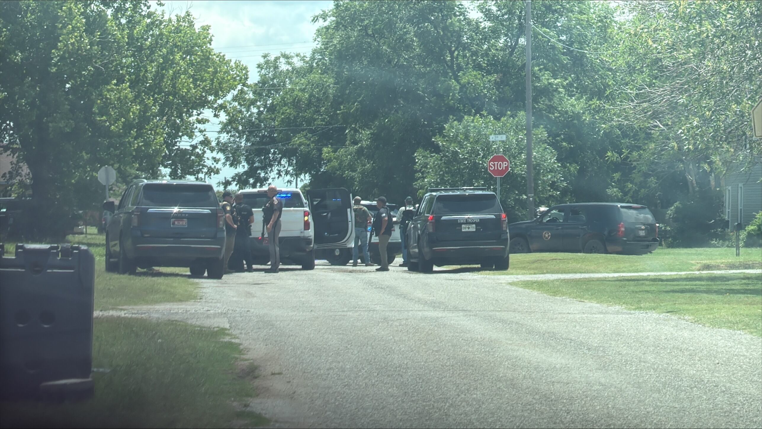 Grandfield suspect killed in officer-involved shooting following pursuit