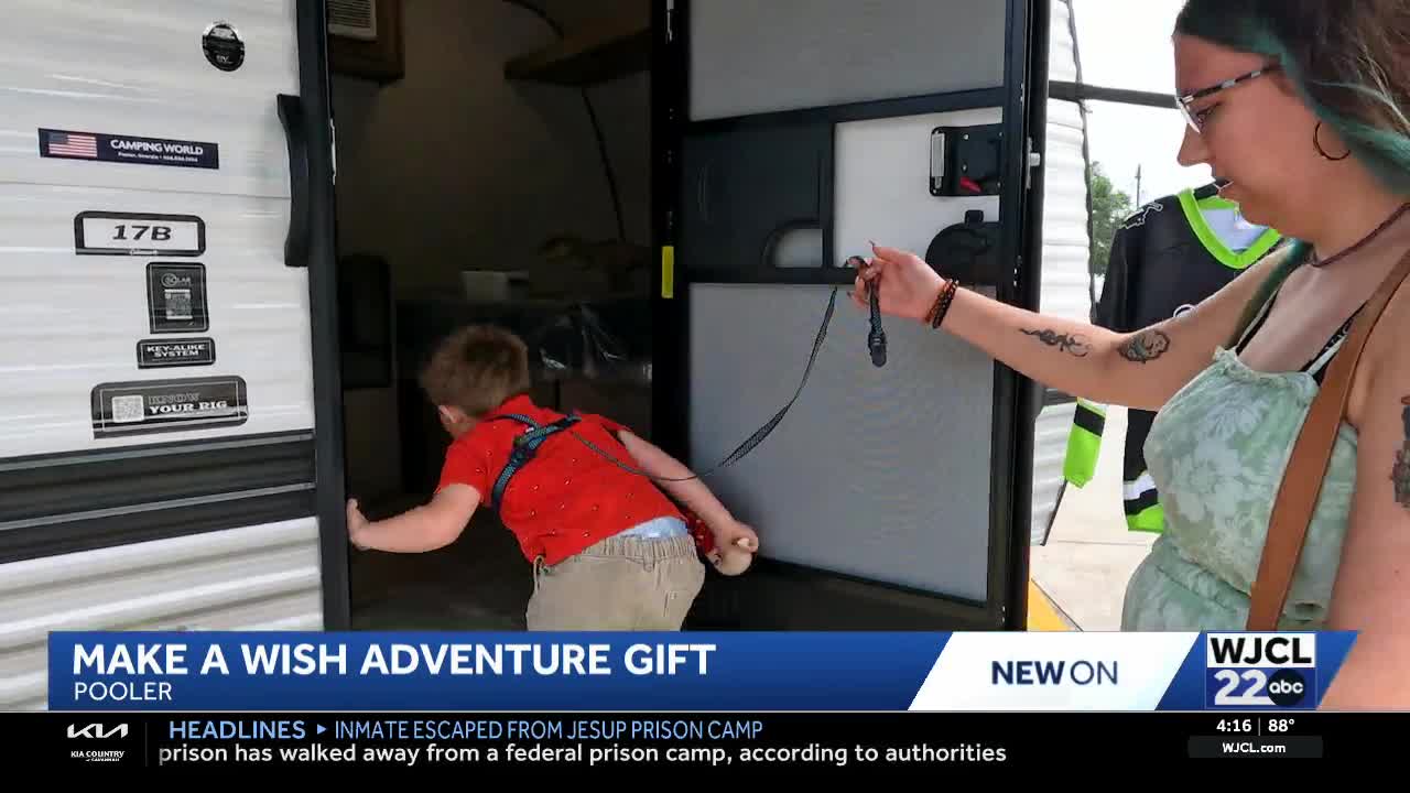Make-A-Wish gifts camper to 5-year-old leukemia survivor in Pooler