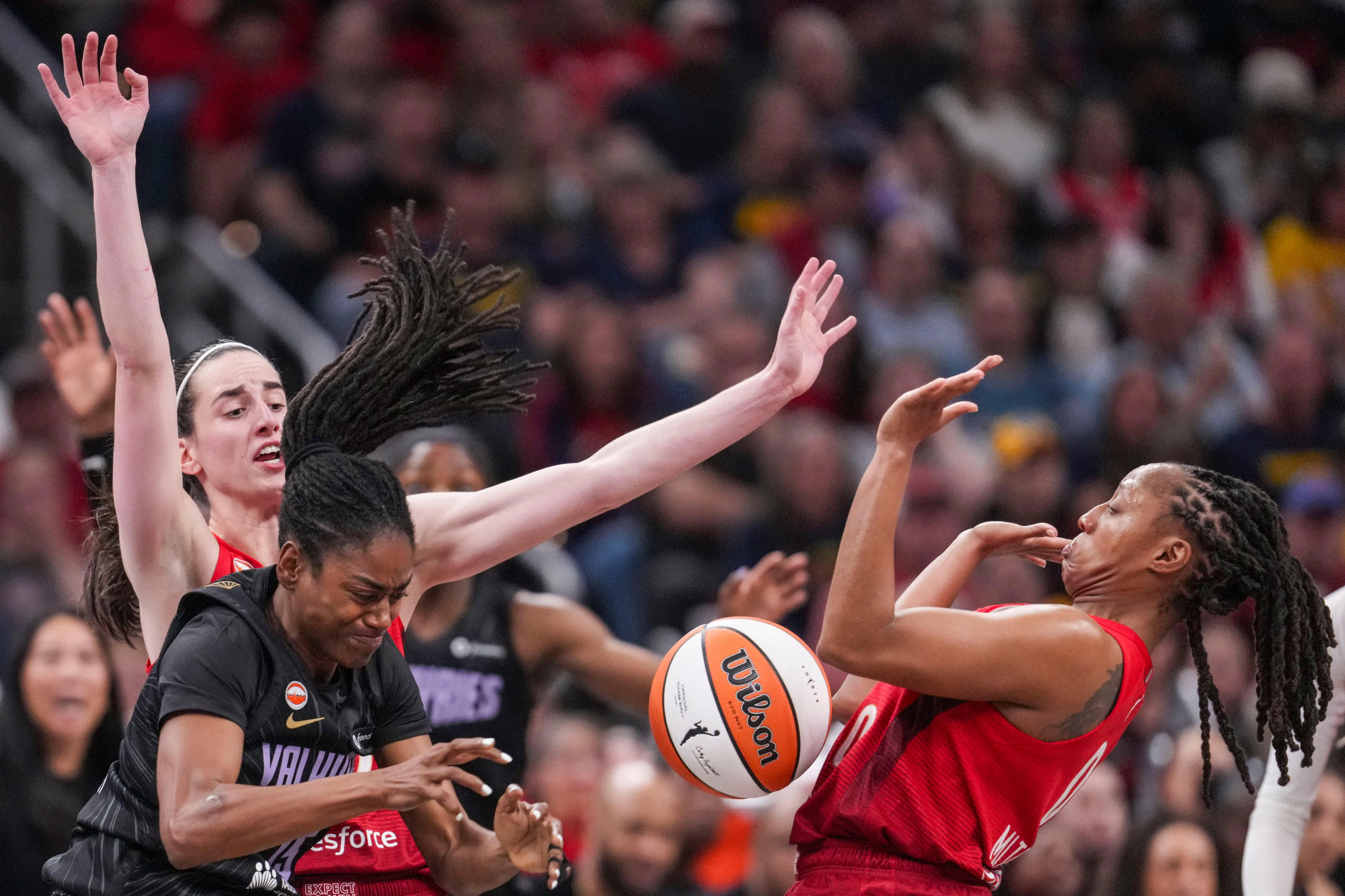 The Caitlin Clark-Tiffany Hayes Fever-Valkyries beef explained