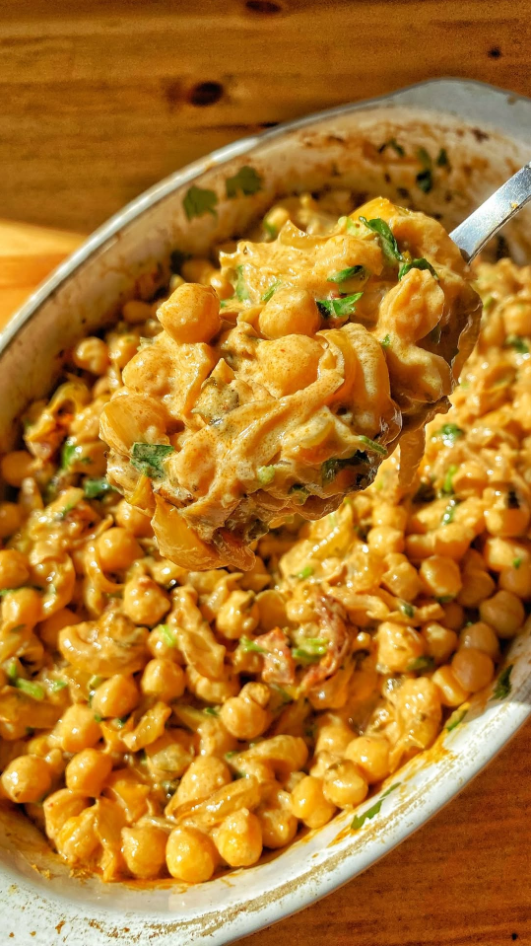 How to make flavorful French onion chickpeas at home