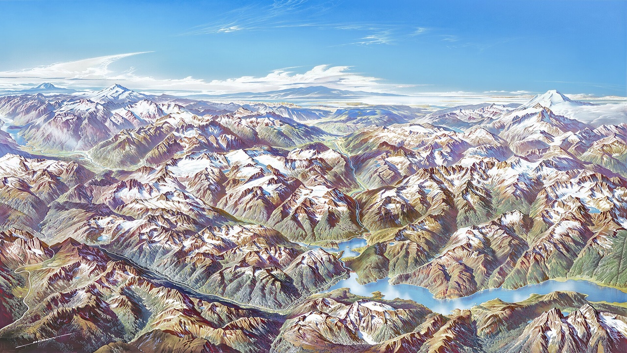 You can walk empty trails under jagged glacier peaks three hours from ...