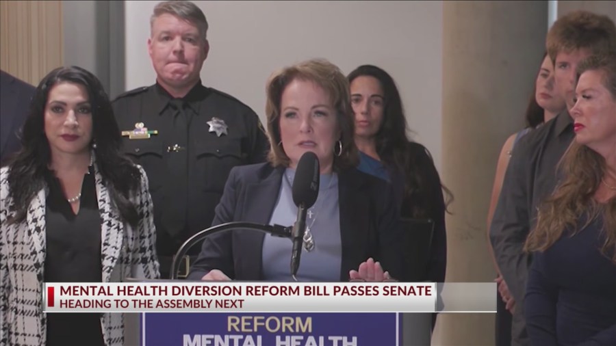 Bill to reform mental health diversion process in California passes Senate