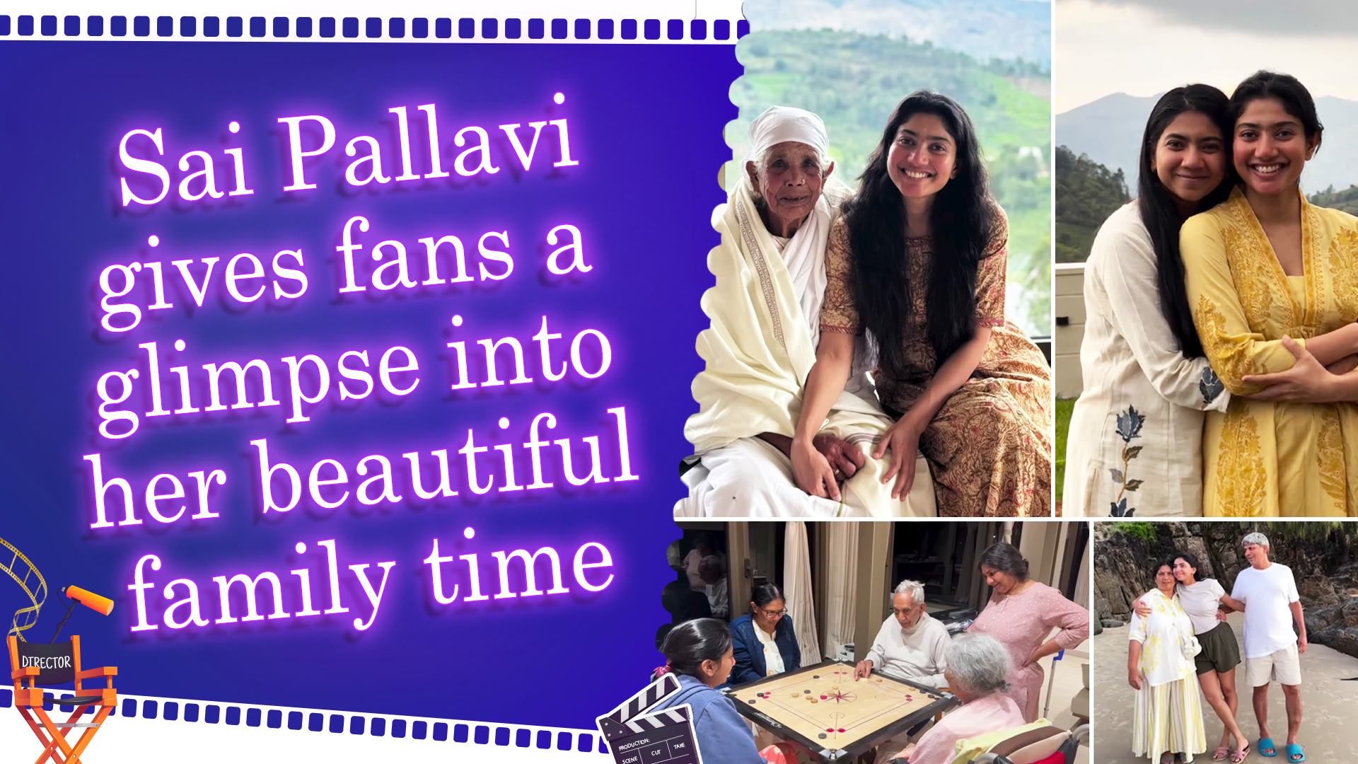 Sai Pallavi shares precious moments with parents, grandparents and ...