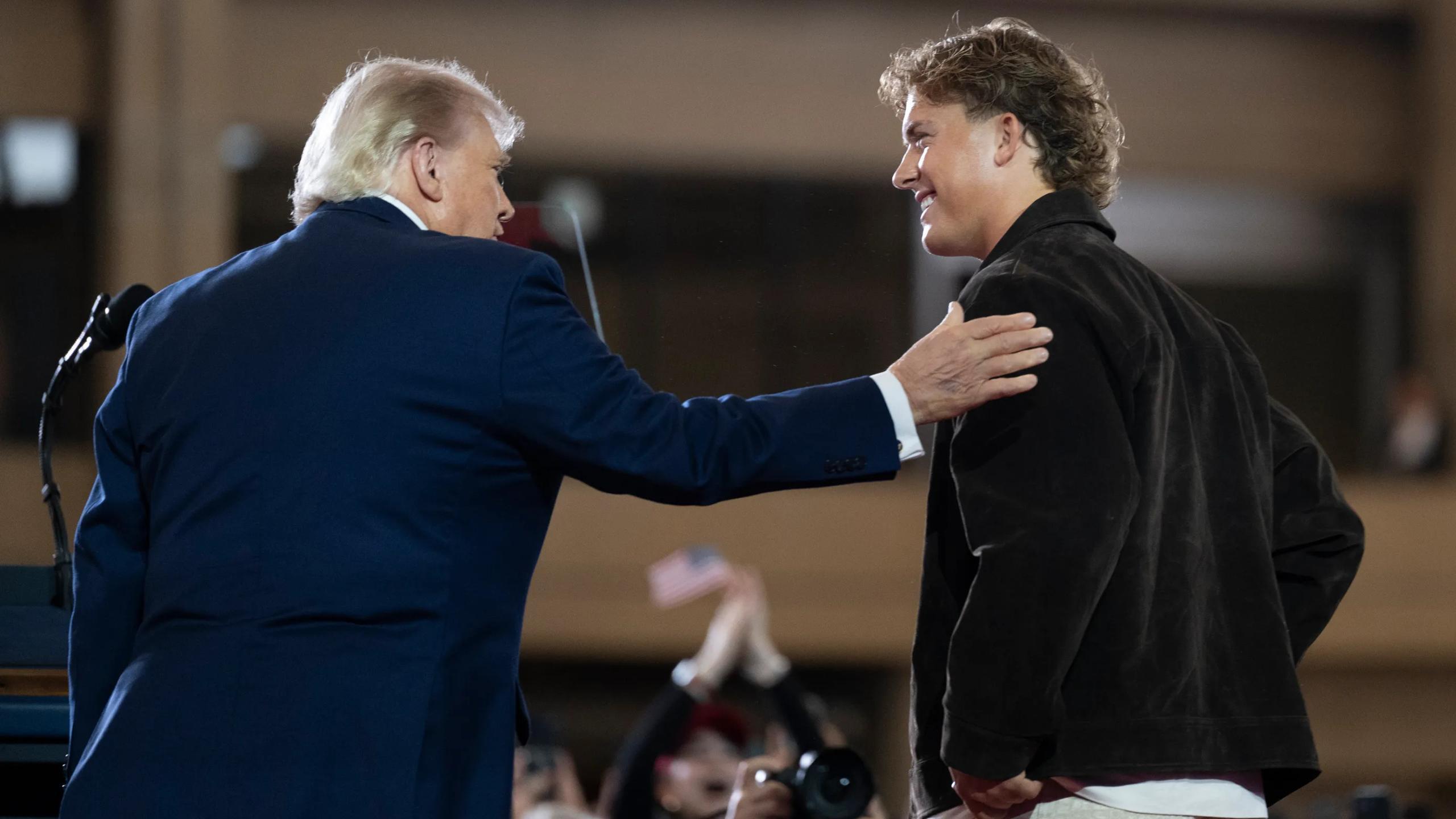 Jaxson Dart left exposed as paper trail proves Giants star liked Trump ...