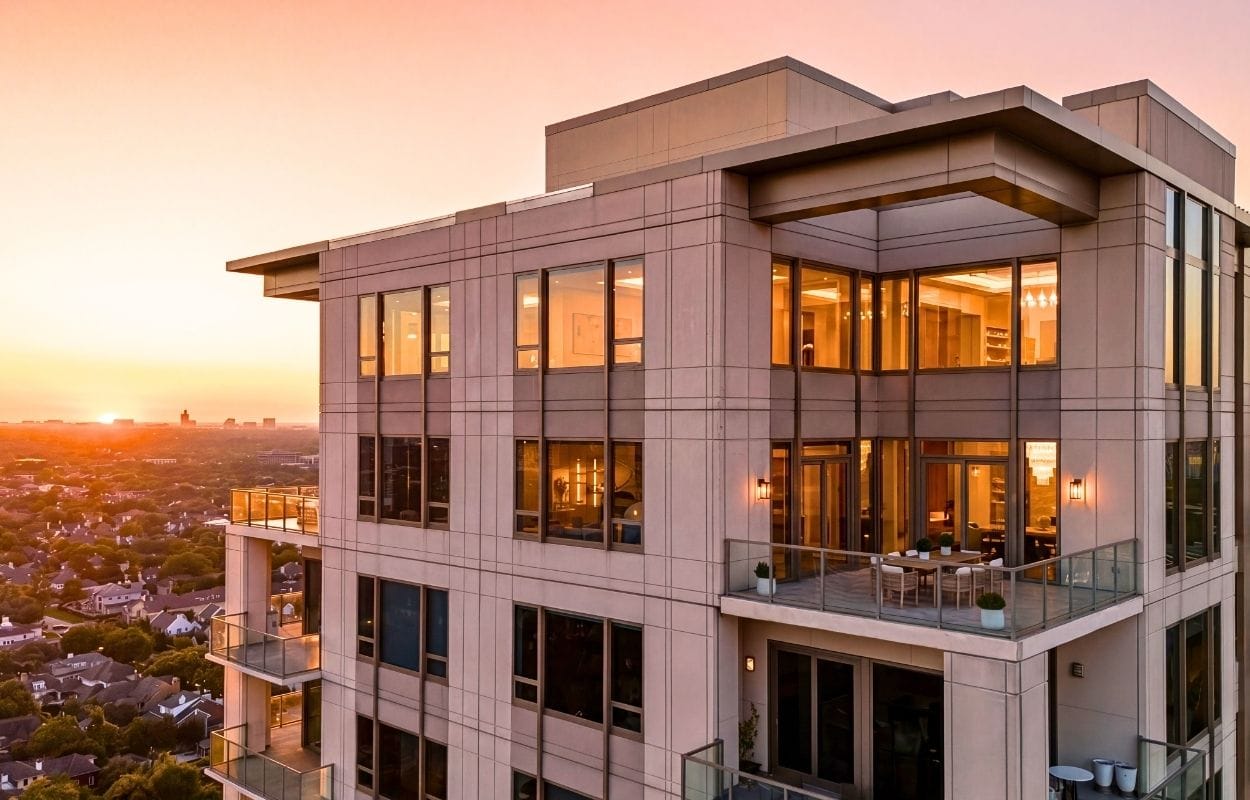 $11M penthouse atop Houston’s Belfiore turned a raw concrete shell into ...