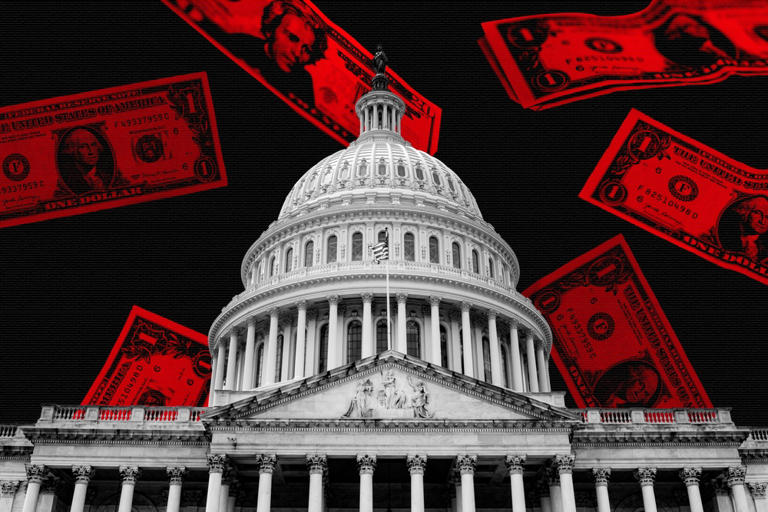 Surging 30-year Treasury yields push federal debt expenses up by a ...
