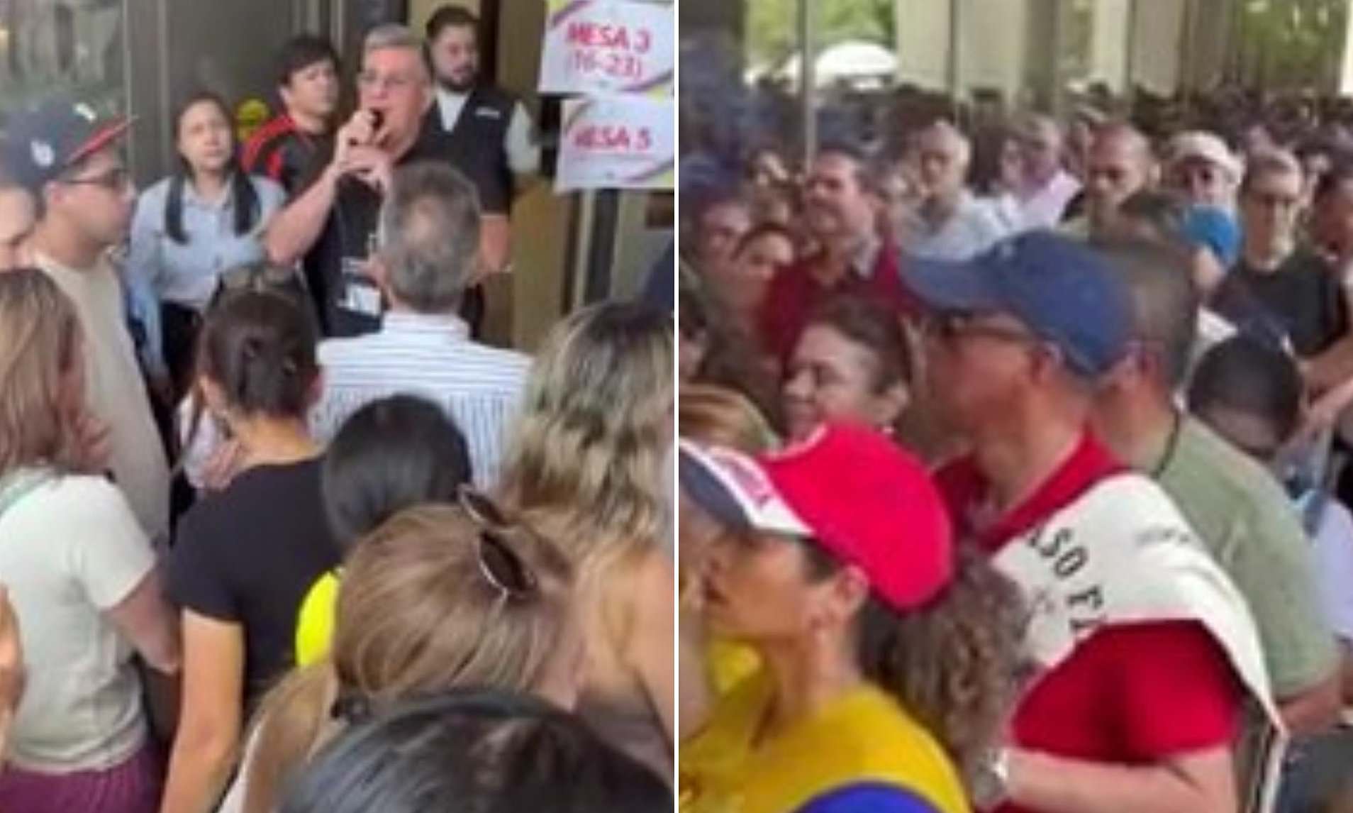 Massive line forms in Houston to vote in presidential election of ...