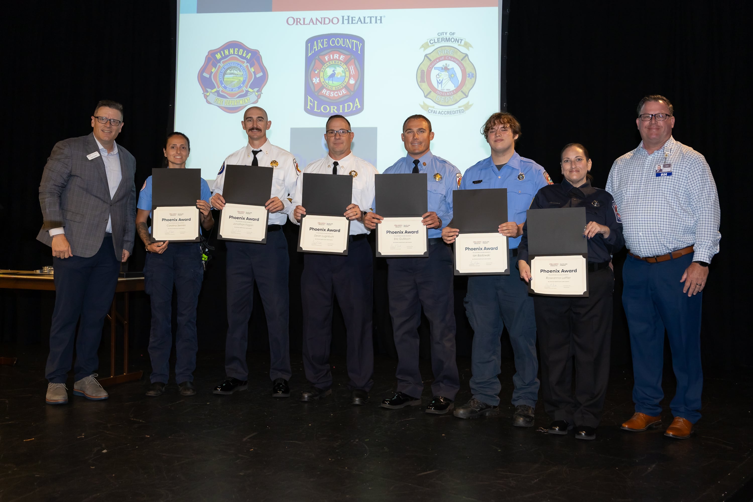 Orlando Health honors local firefighters with Phoenix Awards