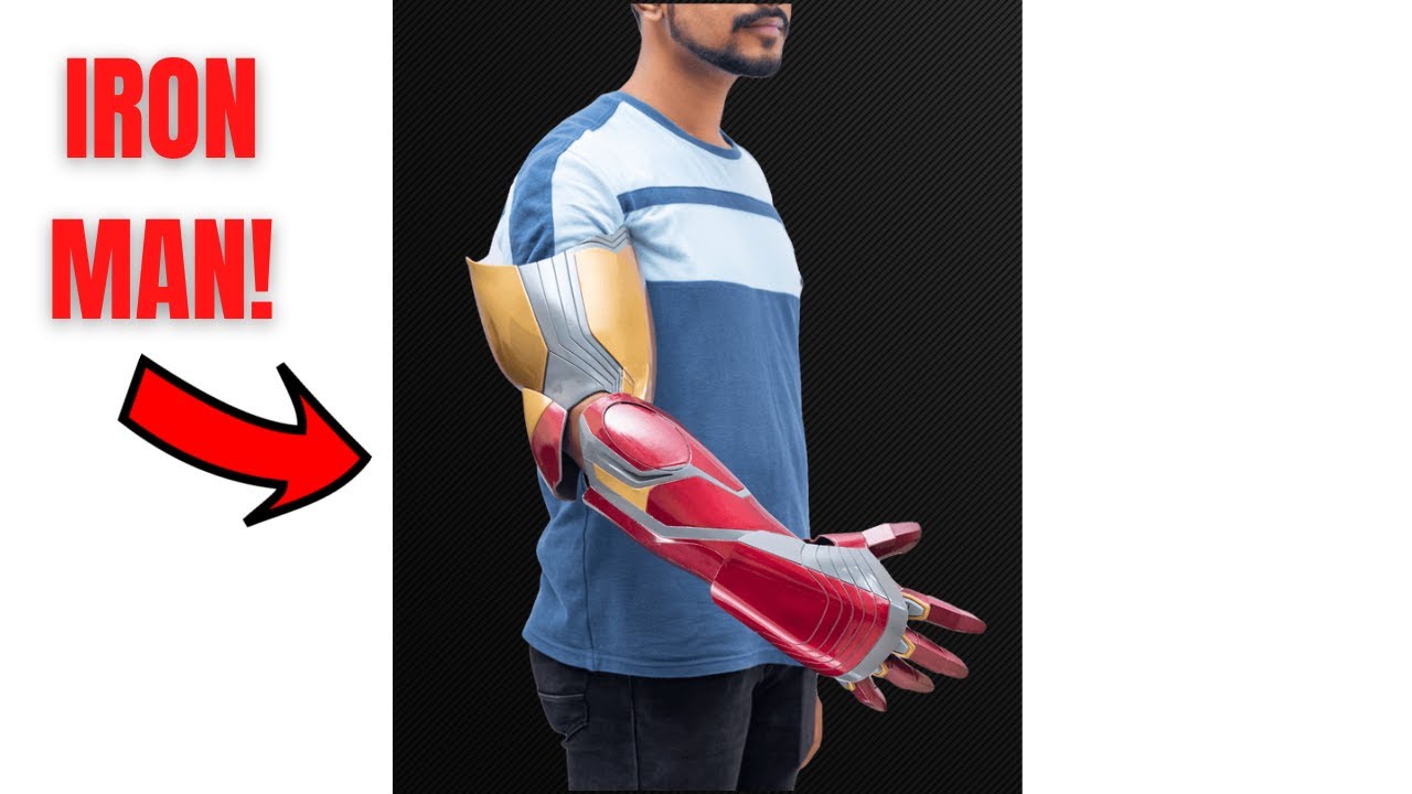 Making a real Iron Man arm! #shorts