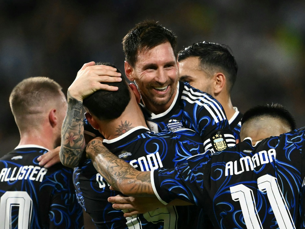 Argentinien mit Messi und 17 Weltmeistern