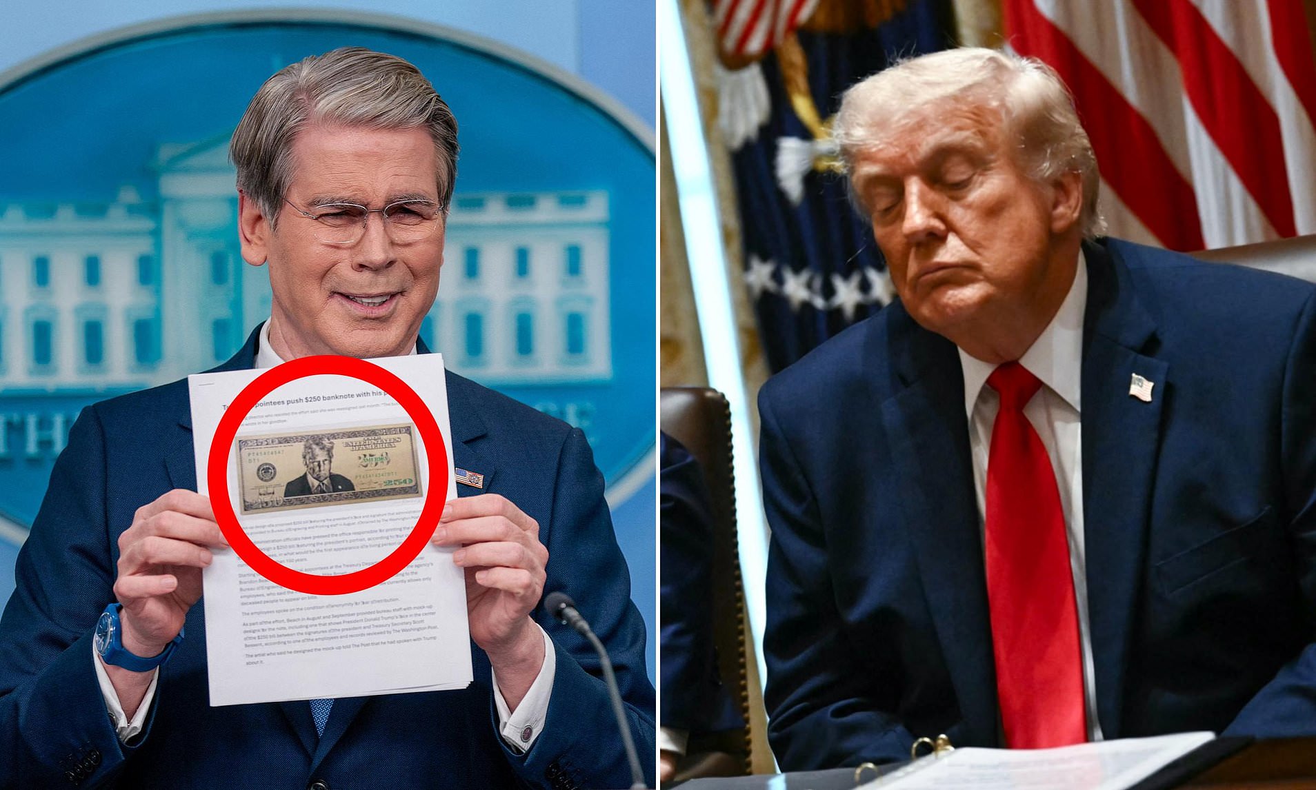 Revealed: Trump's $250 bill with his own face - as currency chief is ...