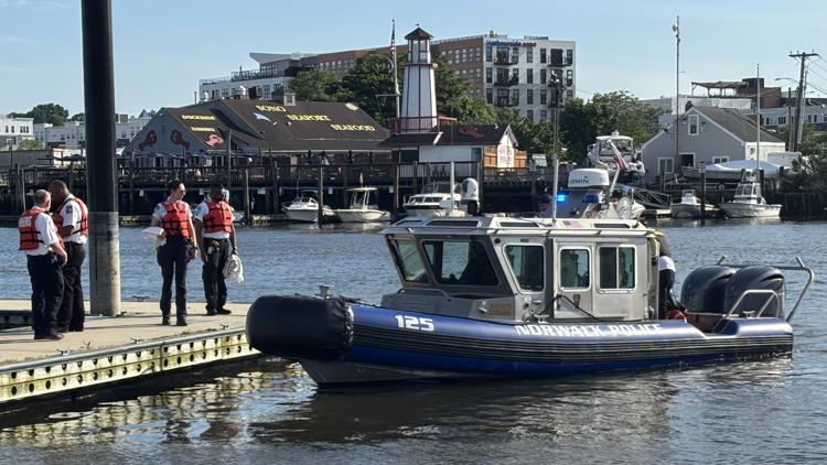 Norwalk Marine Unit saves 2 men from frigid waters off Chimon Island ...