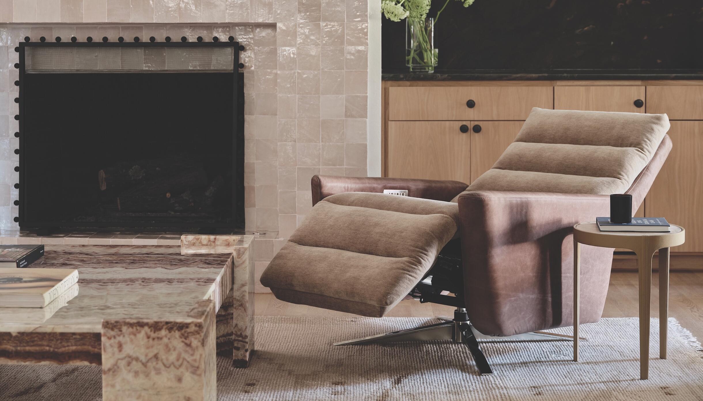 American Leather’s motion furniture makes comfort stylish