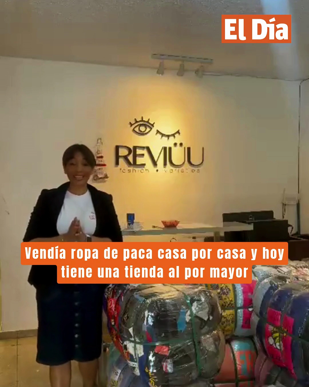 Vendía ropa de paca casa por casa y hoy tiene una tienda al por mayor
