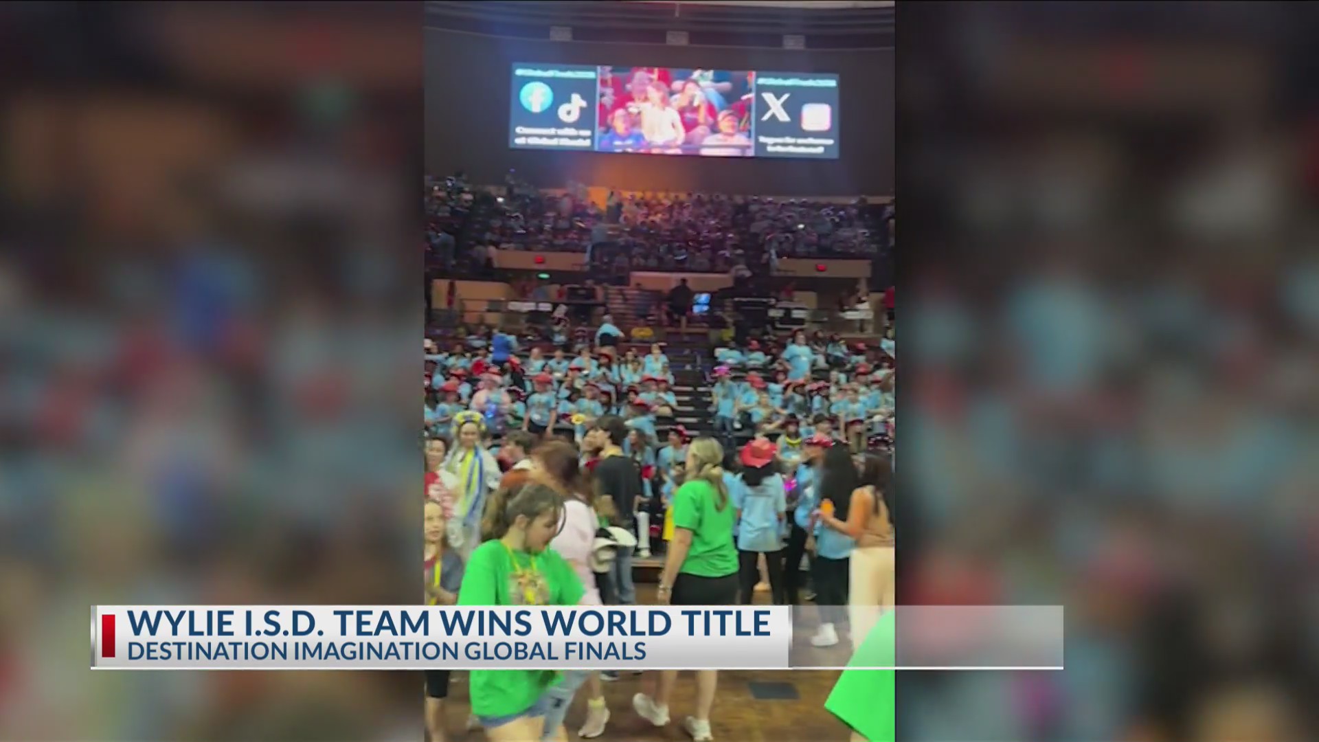 Wylie ISD team wins world title at Destination Imagination Globals