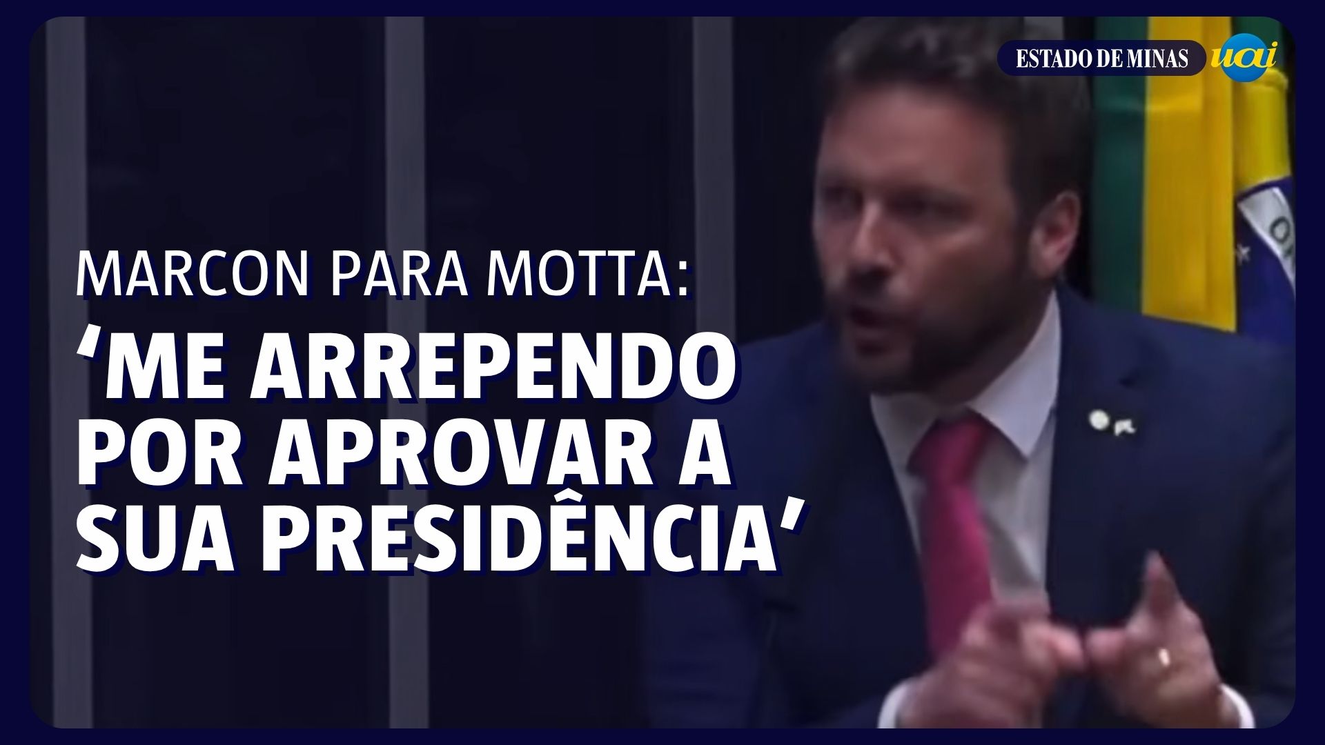 Maurício Marcon diz que se arrepende de votar em Hugo Motta