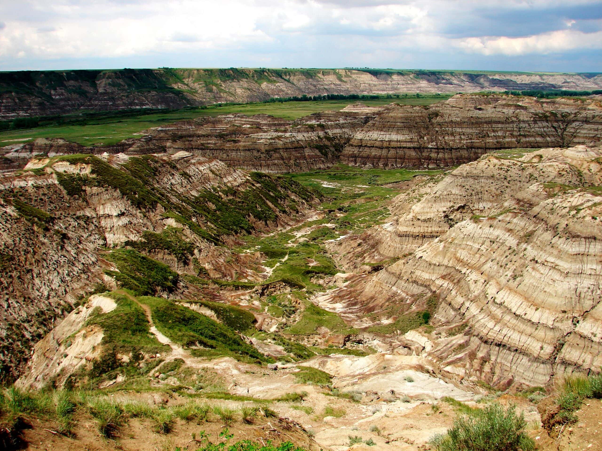 Exploring Canada’s own grand canyons and badlands near Drumheller, Alberta