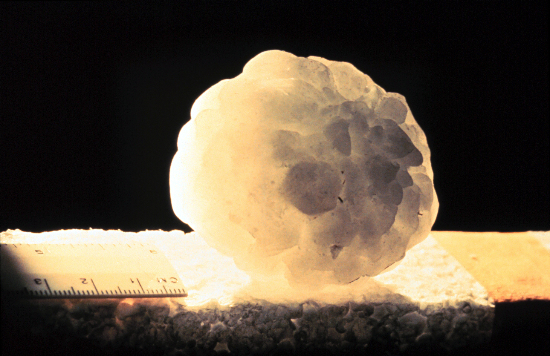 Giant, destructive hail is becoming more common with climate change ...