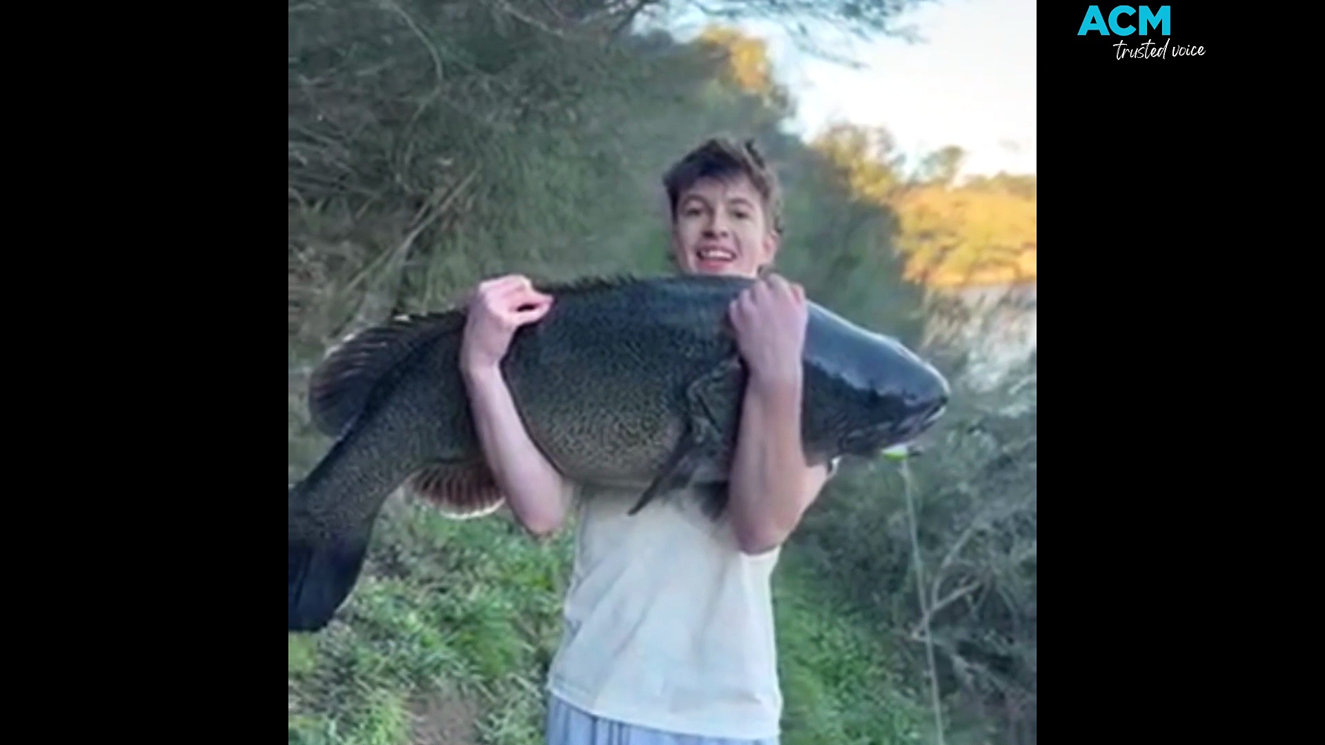 Canberra teenager's monster catch