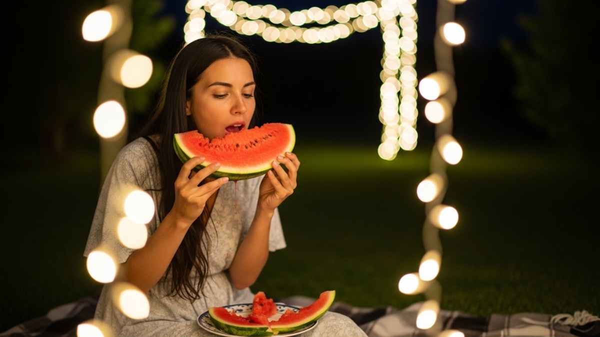 What happens to your body if you eat watermelon every day and at night