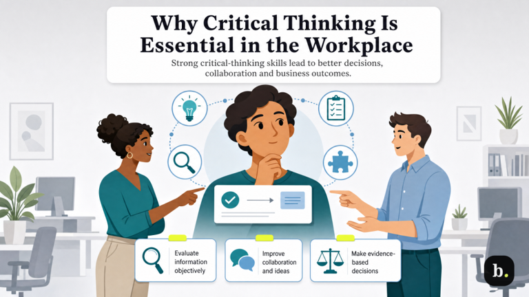 Building critical thinking skills to solve problems at work