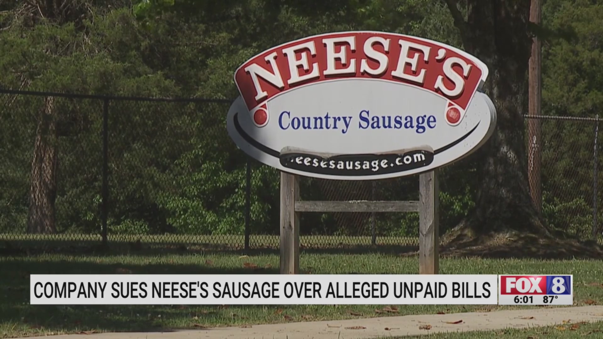Company sues Neese’s Country Sausage over alleged unpaid bills