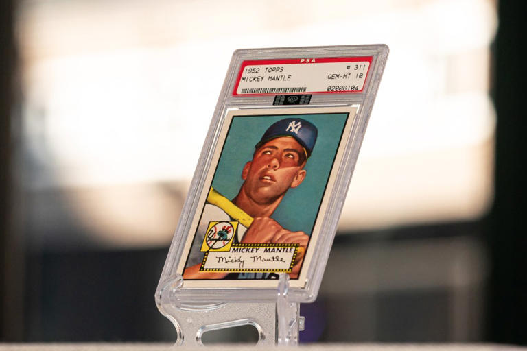 Prized Mickey Mantle Topps 1952 card surfaces on eBay-owned platform Goldin
