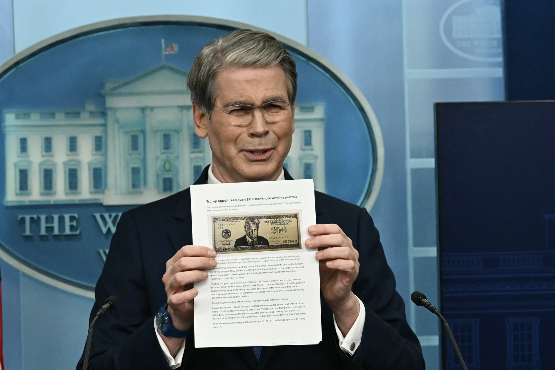 Trump: A $250 bill bearing his image in the works