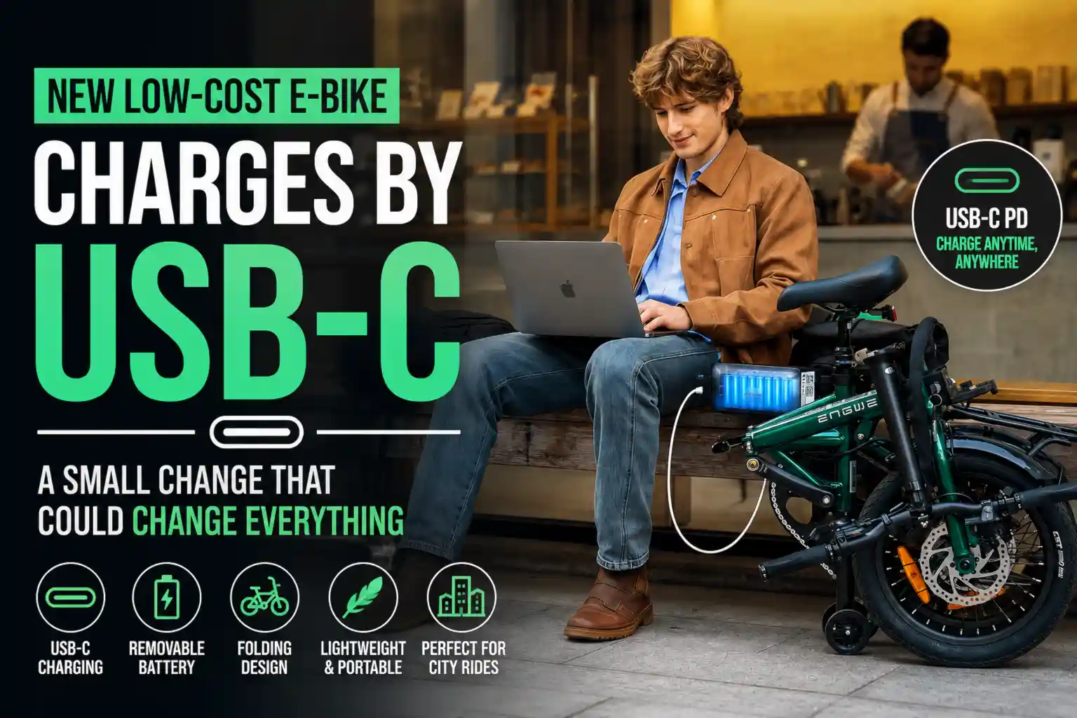 There’s a new low-cost e-bike that charges by USB-C - and that could be ...