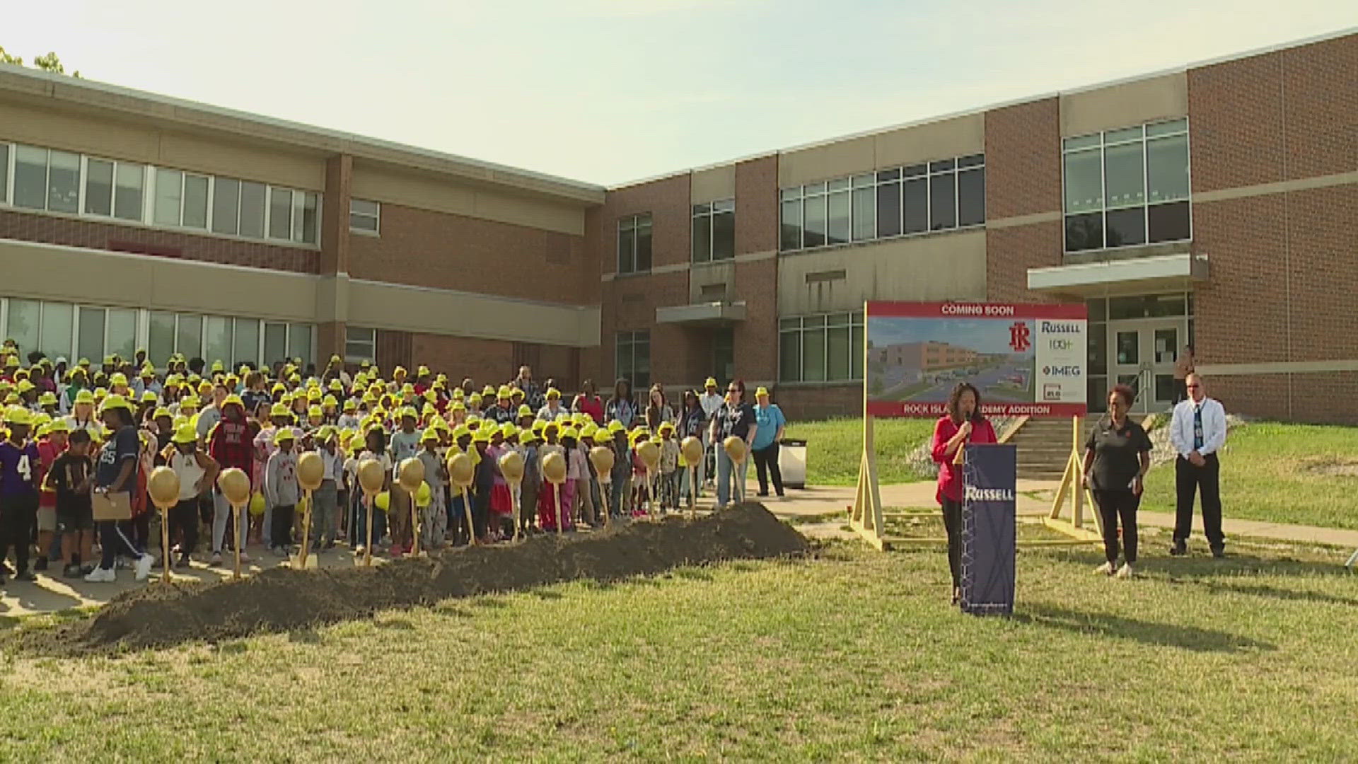 Groundbreaking held for new addition at Rock Island Academy