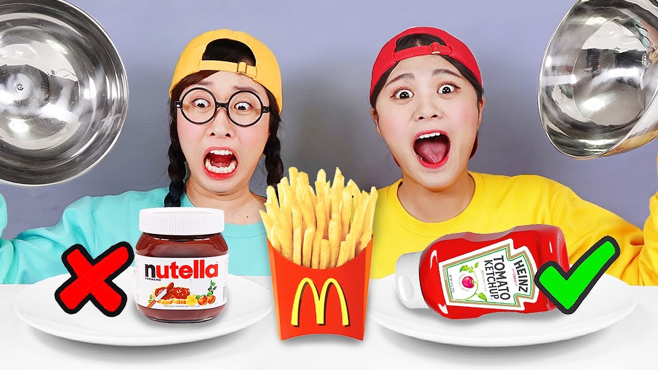 Mystery sauce challenge 소스 챌린지 먹방 DONA 도나