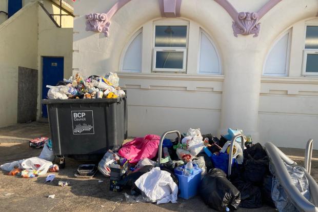 Council say 'no excuse' for people who leave litter on Bournemouth Beach