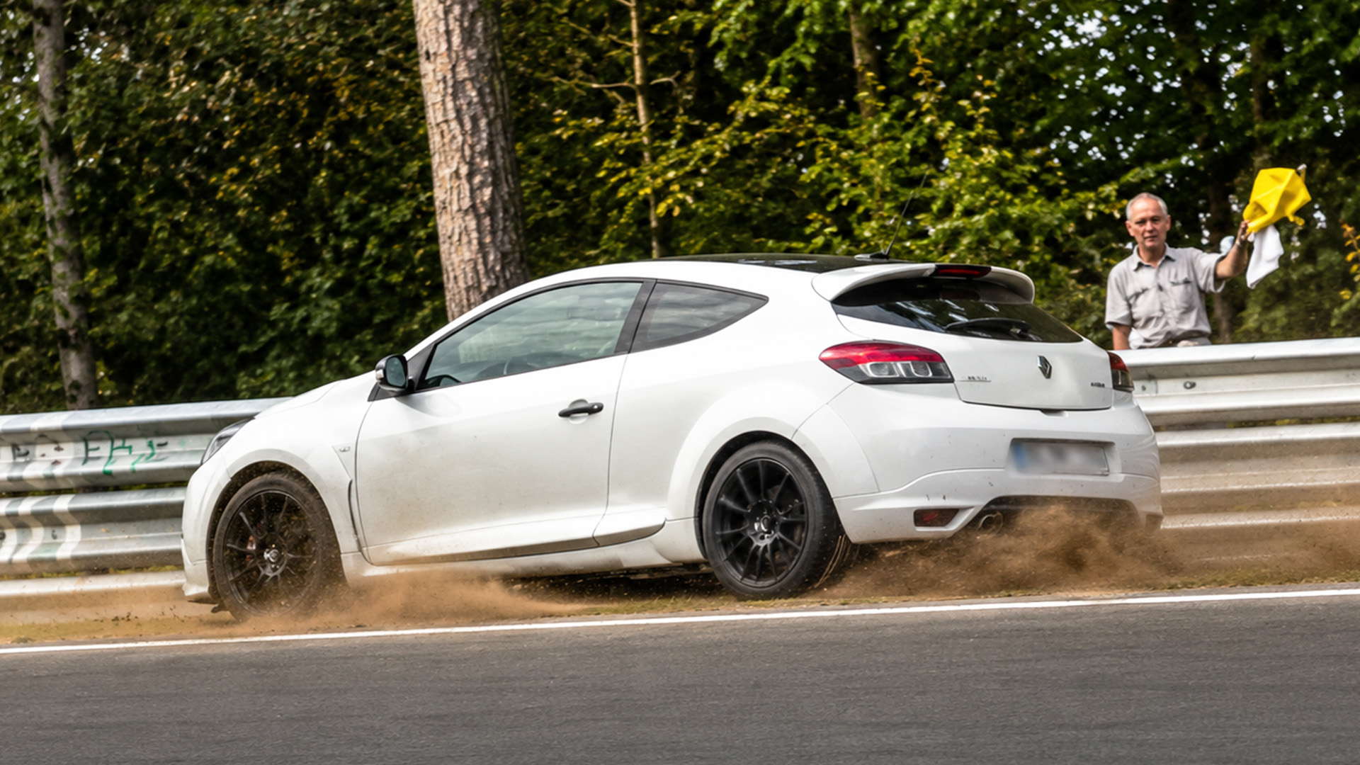 Extreme Nürburgring driving pushes car beyond the edge of control