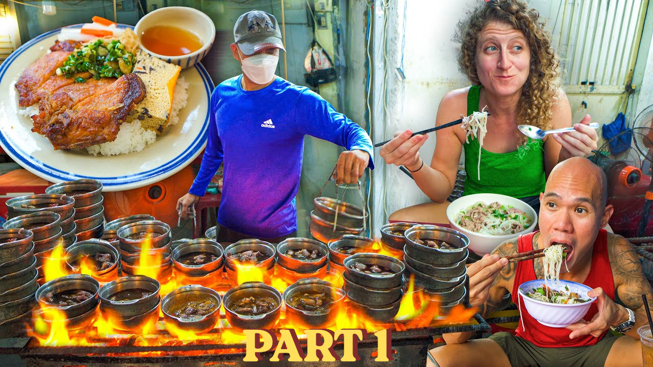 Nonstop Vietnamese street food tour in Saigon: must-try eats part 1