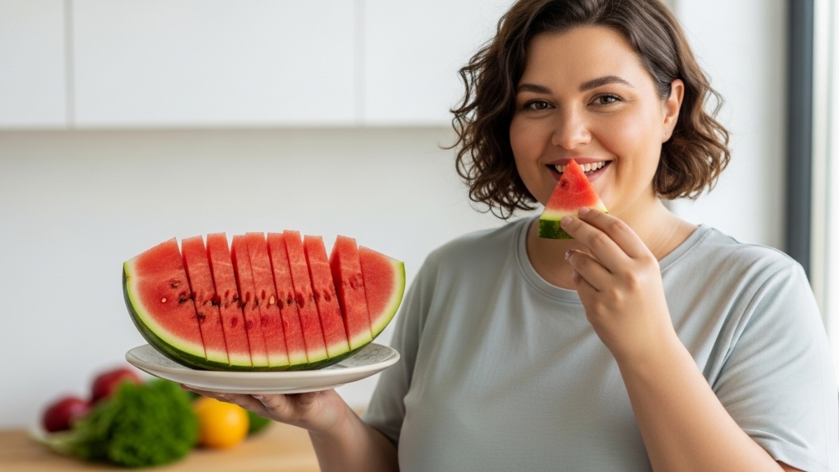 What happens to your body if you eat watermelon every day and at night